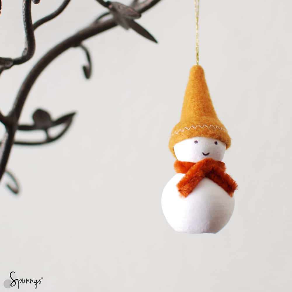 Diy Christmas Decorations Homemade Snowman Ornaments • Spunnys