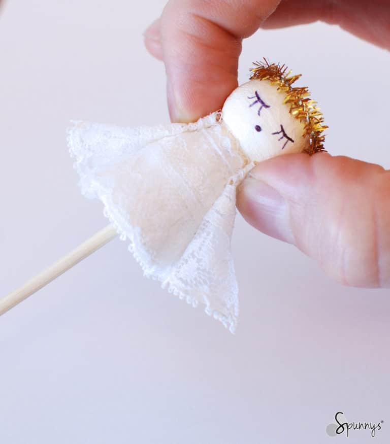 Vintage angel ornaments - two simple DIY tutorials - SPUNNYS