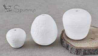 How to make Vintage Spun Cotton Ornaments without batting - SPUNNYS